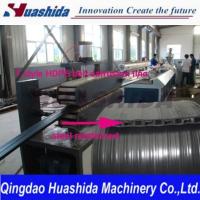 China Large-Diameter Hollow-Wall Corrugated Spiral Wound Pipe Production Line with Unique I-shaped Wall Structure and Automatic Single-Screw Extrusion for sale