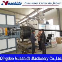 China Large-Diameter Hollow-Wall Corrugated Spiral Wound Pipe Production Line with Unique I-shaped Wall Structure and Automatic Single-Screw Extrusion for sale