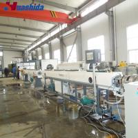 China Big Diameter HDPE Hollow Wall Corrugated Pipe Extrusion Line with Single-Screw Extruder for Municipal Underground Drainage System for sale