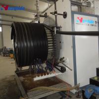 China Plastic HDPE Structured Wall Spiral Pipe Weholite Krah Pipe Production Line for sale