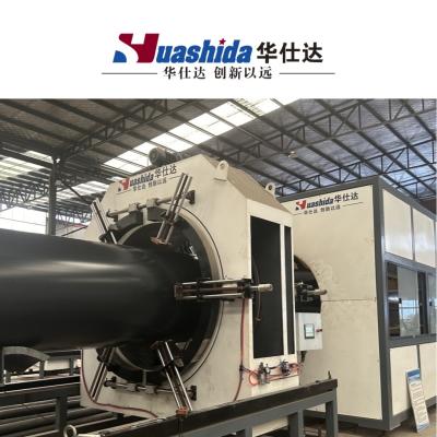 China Automatic HDPE Pipe Extrusion Production Line for Pre-Insulated Pipes with 1000kg/H Capacity and 0.5-6m/min Speed for sale