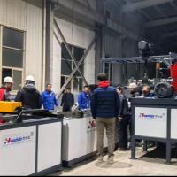 China Radiation Cross-Linked Polyethylene Field Joint Coating Tape Plastic Extruder with Single-Screw and Separate Type Extruder for sale