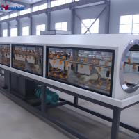 China HDPE Pipe Extrusion Line with 20-2200mm Diameter Range, Vacuum Calibration, and High-Efficiency Extruder for Water and Gas Supply for sale