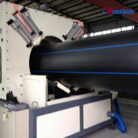 China High-Efficiency HDPE Pipe Extrusion Line with 1000 Kg/H Capacity, 20-2200mm Diameter Range, and Vacuum Calibration for sale