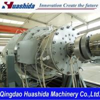 China High-Efficiency HDPE Pipe Extrusion Line with 1000 Kg/H Capacity, 20-2200mm Diameter Range, and Vacuum Calibration for sale