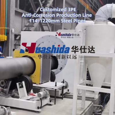 China High-Efficiency 3lpe & Epoxy Coating Line for Superior Steel Pipe Protection for sale