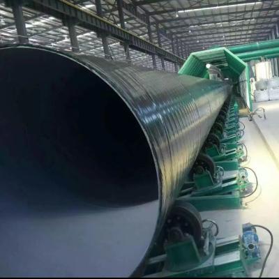 China Advanced 3LPE Steel Pipe Coating Machine with Induction Heating and Epoxy Powder Coating for SA2.5 Surface Treatment for sale