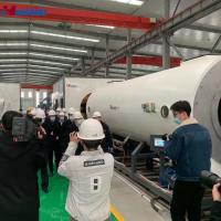 China PU Foam Pre-Insulated Pipe Production Line with HDPE Jacket for 110–2200mm Pipes Featuring Single-Screw Extruder and Vacuum Calibration System for sale
