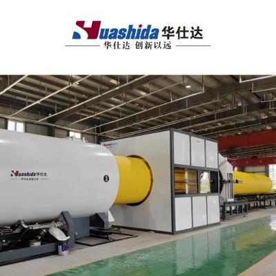 China High-Performance HDPE Insulated Pipe Extrusion Line with 110-2200mm Pipe Diameter, 200KW Total Power, and 160-200kg/H Capacity for sale
