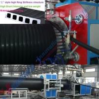 China HDPE Hollow Wall Spiral Pipe Krah Pipe Extrusion Line Machinery  for sale