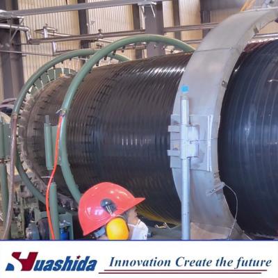 China Industrial 3PE Coating Line for Steel Elbow Pipes with 4-6 Times D Curvature Radius for sale