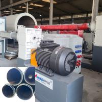 China 110mm-2200mm HDPE Plastic Pipe Machine for Thermal Insulation Jacket Production with plc for sale