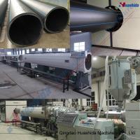 China Durable HDPE Pipe Extrusion Line with Single Screw Extruder and Vacuum Calibration for 20-2200mm Pipe Range for sale