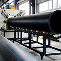 China Automatic HDPE Pipe Extrusion Line for PE100 Water Gas Supply Pipes with 16-1600mm Diameter Range for sale