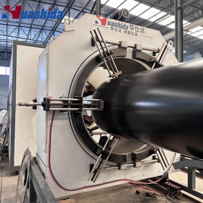 China Fully Automatic Vacuum-Calibrated Computerized Pre-Insulated Pipe Production Line for HDPE Jacket Extrusion for sale