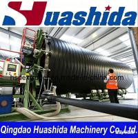 China HDPE Structured Hollow Wall Corrugated Spiral Pipe Line for Municipal Drainage for sale