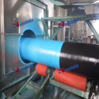 China Customized 3LPE Anti-Corrosion Coating Line for Large-Diameter Steel Pipes with PLC Control System for sale