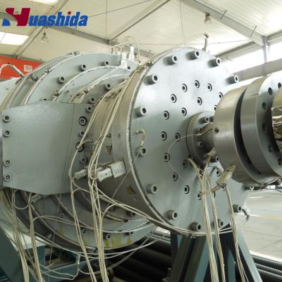 China Large-Diameter HDPE Casing Pipe Extrusion Line with Dust-Free Planetary Cutting and Computerized Control for sale