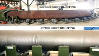 China Elbow and Bend Steel Pipes Shot Blasting Equipment for Industrial Application for sale