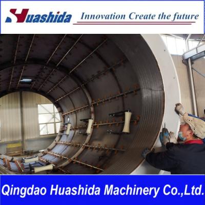 China HDPE Outer Protective Pipe Extrusion Line with Vacuum Calibrating Method and Dust-Free Planetary Cutting for High-Speed Energy-Saving Pre-Insulated Pipe Production for sale