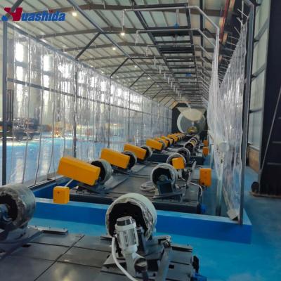 China HUASHIDA 3LPE Coating Pipe Production Line for 200mm-1420mm Steel Pipes with Epoxy+Adhesive+PE for Oil and Gas Pipelines for sale