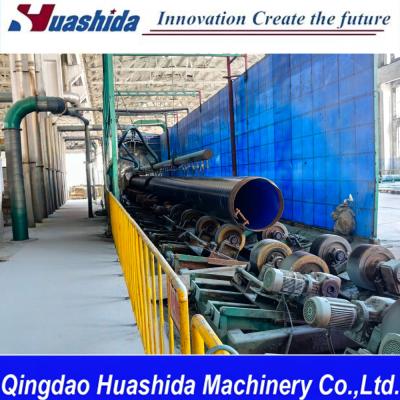 China 3LPE Coating Pipe Production Line Supporting Steel Pipe Surface Treatment with Shot Blasting and Durable Anti Corrosion Coating Application for sale