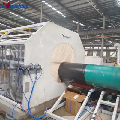 China 3LPE Coating Pipe Production Line with PLC Control System for 50-100 Years Lifespan and SA2.5 Surface Preparation for sale