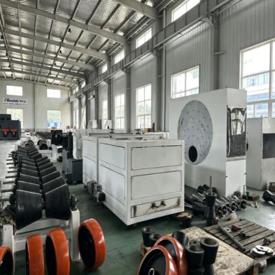 China Steel Pipe 3PE Coating Line with Integrated Shot Blasting and Dual Layer Coating for 200mm-1420mm Diameter Pipes for sale