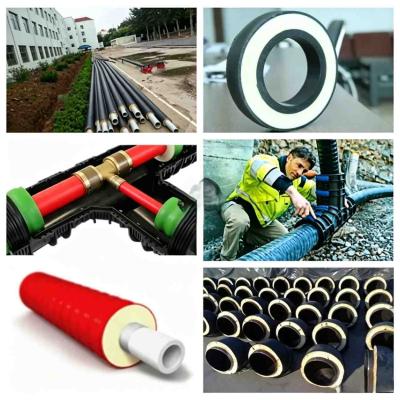 China PERT Pre Insulated Pipe Production Line Integrating Extrusion and Foaming Processes for Seamless Production of Insulated Pipes for sale