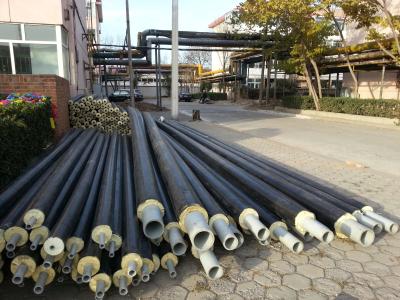 China one-step continous pre-insulated production line for steel pipe and plastic pipe for sale