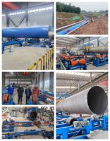 China PLC Controlled Steel pipe Internal and External FBE Coating Line with Shot Blasting machinery for sale