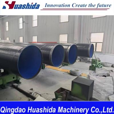 China 3LPE Coating Pipe Production Line With PLC Control System SA2.5 Surface Treatment For Steel Pipe for sale
