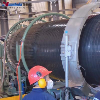 China Industrial 3PE Coating Line for Steel Elbow Pipes with 4-6 Times D Curvature Radius for sale