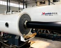China Automatic production line for vacuum-calibrated district heating pre-insulated pipes for sale