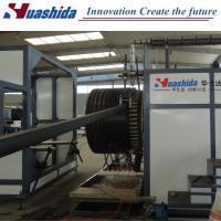 China Turnkey Supplier HDPE Large Diameter Hollow Wall Winding Pipe Making Machine for sale