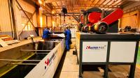 China HDPE Heat Shrinkable Sleeve Production Line with 200 Kg/H Capacity and 1.5 Kw Power for Fully Automated Manufacturing for sale