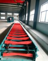 China Pre-Insulated & Steel Pipe Drag Chain Conveyor Threading Assembly Machine with Chain Transmission and 200 - 1500 mm Specification for sale