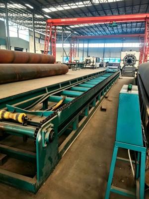 China Pre-Insulated & Steel Pipe Drag Chain Conveyor Threading Assembly Machine with Chain Transmission and 200 - 1500 mm Specification for sale