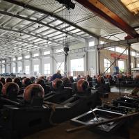 China Large Pipe Shot Blasting Line & 3PE Anti-corrosion Production Line for sale