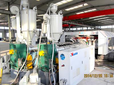 China High-Speed PE/PP Double-Wall Corrugated Sewer Pipe Manufacturing Line for sale