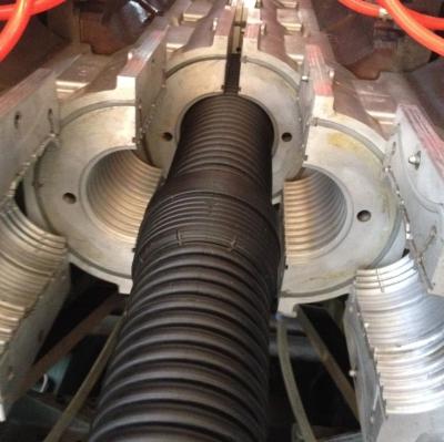 China HDPE Double Wall Corrugated Pipe Extrusion Line for High-Strength Drainage and Sewerage Pipes for sale