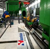 China Internal Pipe Bore Shot Blasting Machine for Steel Pipe Derusting with 89 - 4200 mm Range, Automated Indexing and Rotation, and Closed-Loop Shot Recovery for sale