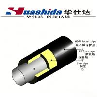 China HDPE Jacket Pipe Casing Extrusion Line with Dust-Free Cutting for Pre-Insulated Pipe for sale