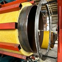 China HDPE Jacket Pipe Casing Extrusion Line with Dust-Free Cutting for Pre-Insulated Pipe for sale
