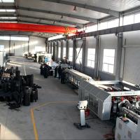 China HDPE PP Double Wall Corrugated Pipe Production Line  With Plastic Extruder for sale