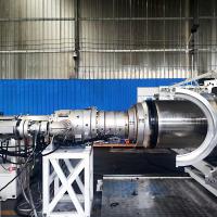 China HDPE PP Double Wall Corrugated Pipe Production Line  With Plastic Extruder for sale