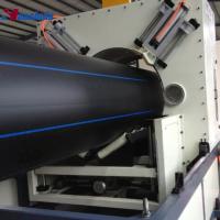 China Automatic HDPE PE100 Pipe Extrusion Line for Water Gas Supply with PLC systems for sale