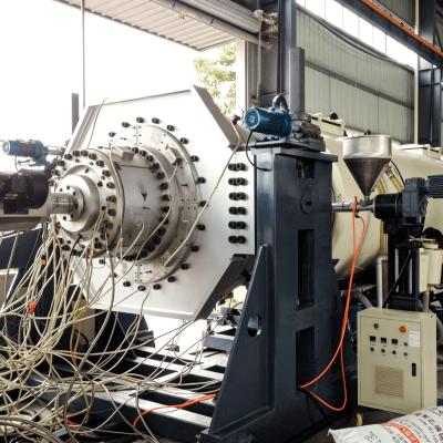China Automatic HDPE PE100 Pipe Extrusion Line for Water Gas Supply with PLC systems for sale