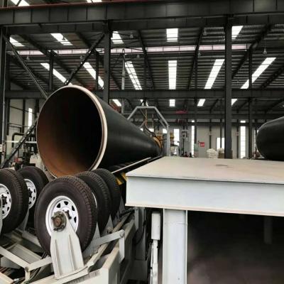 China Turnkey PUR Spray PE Wrapping Pre-Insulated Pipe Production Line for 508-1620mm District Heating Pipes for sale