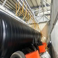 China Turnkey PUR Spray PE Wrapping Pre-Insulated Pipe Production Line for 508-1620mm District Heating Pipes for sale
